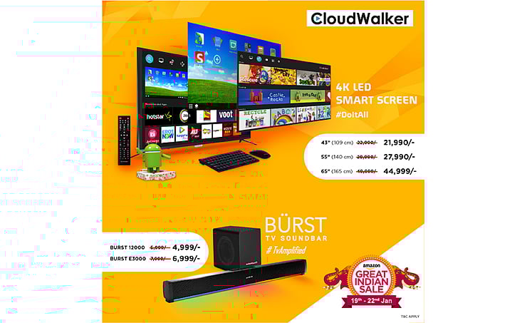 CloudWalker India, CloudWalker TVs, CloudWalker Soundbars, CloudWalker Smart Screen, LED Smart ...