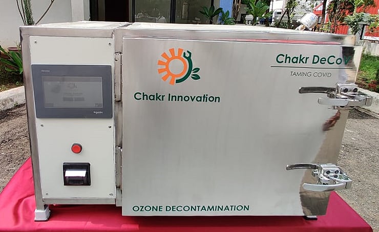 Chakr Innovation, Decontamination Device, COVID 19, IIT Delhi ...