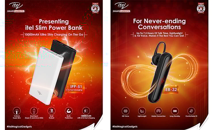 Itel India, itel Powerbank, itel Bluetooth Headset, Bluetooth Headset ...