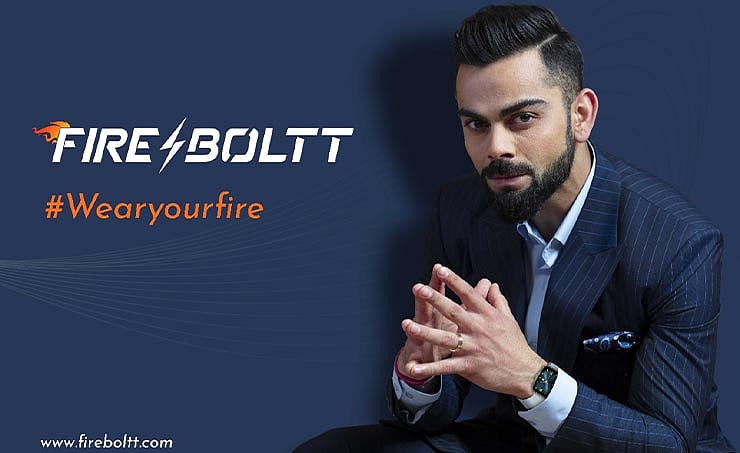 Fire-Boltt India, Fire-Boltt, Virat Kohli, Indian Cricketer, Brand ...