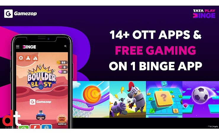 Tata Play, Tata Play Binge, Gamezop India, Gaming Platform, IT News ...