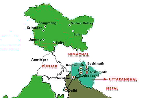 Kedarnath Badrinath Tour Map Of Rome Char Dham Tour Package