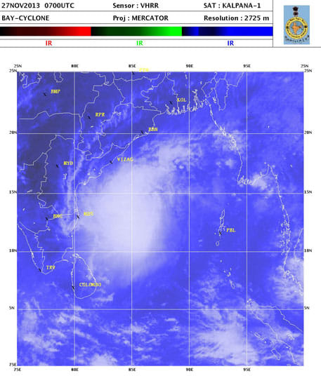 Cyclone Lehar may be as severe as Phailin