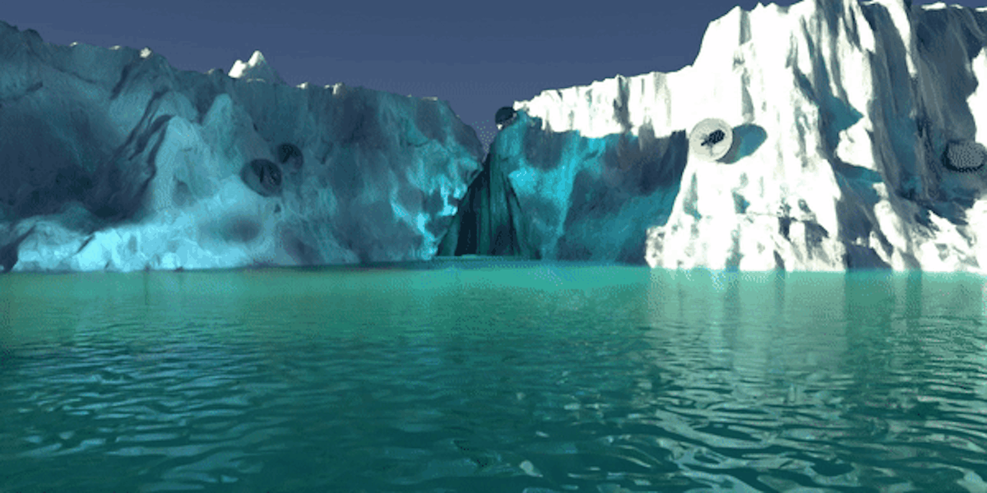 Melting Glaciers Gif
