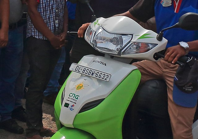 Gas-based two wheelers launched to curb air pollution