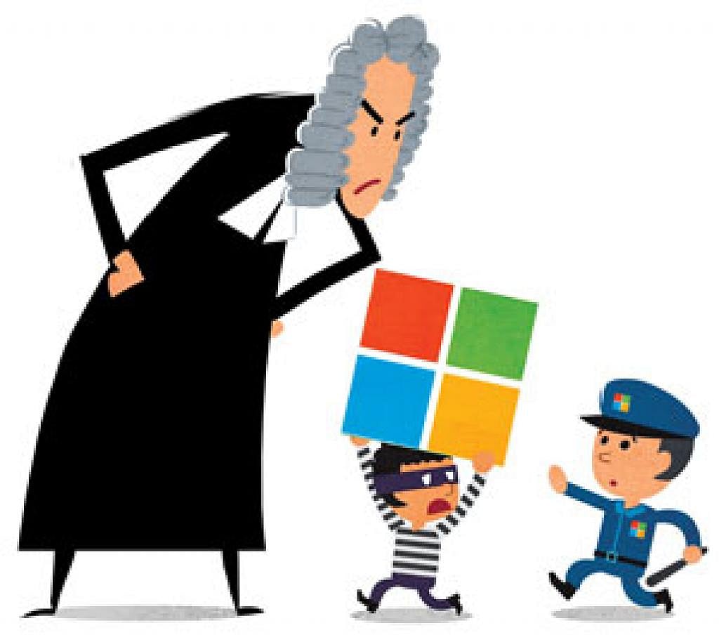 Microsoft's dubious ways on piracy