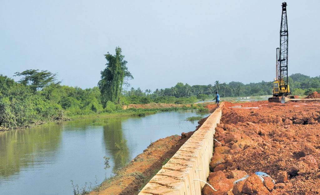 Road construction projects are destroying Goa's traditional wetlands