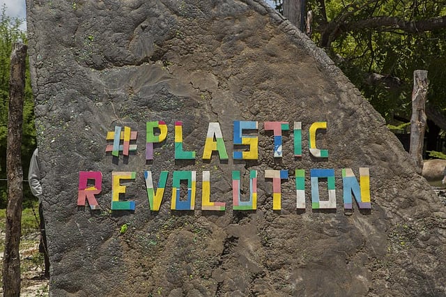 Onboard the FlipFlopi: A boat made of used plastic