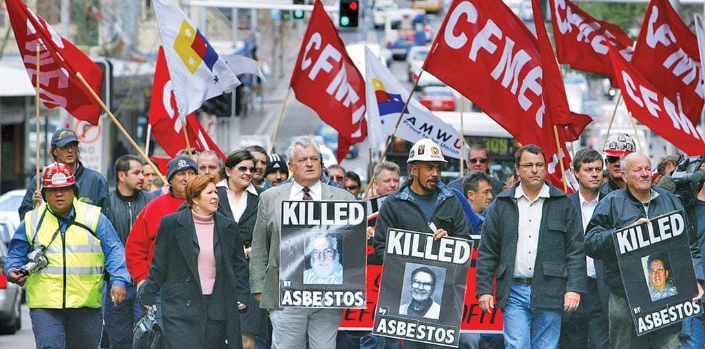 March against asbestos