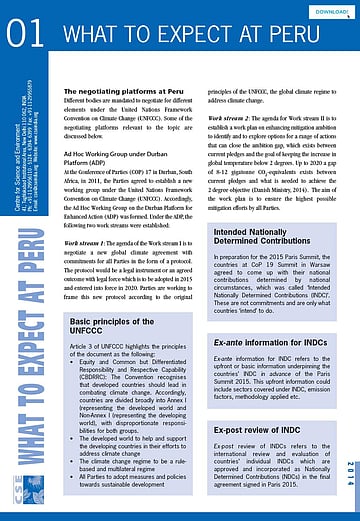 Factsheet: What to expect at Peru