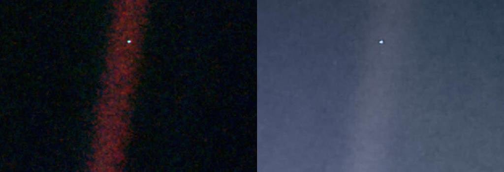 On 3 decades of Pale Blue Dot, Nasa cleans up iconic image