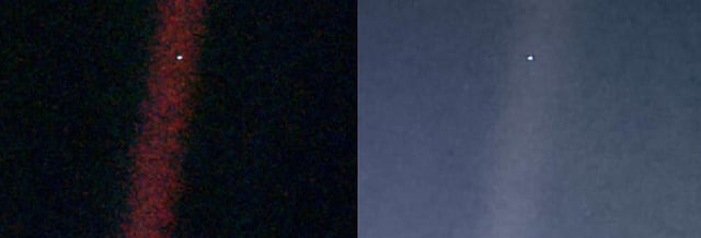 On 3 decades of Pale Blue Dot, Nasa cleans up iconic image