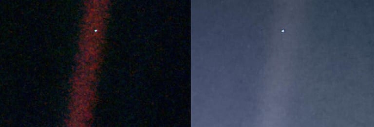 On 3 decades of Pale Blue Dot, Nasa cleans up iconic image