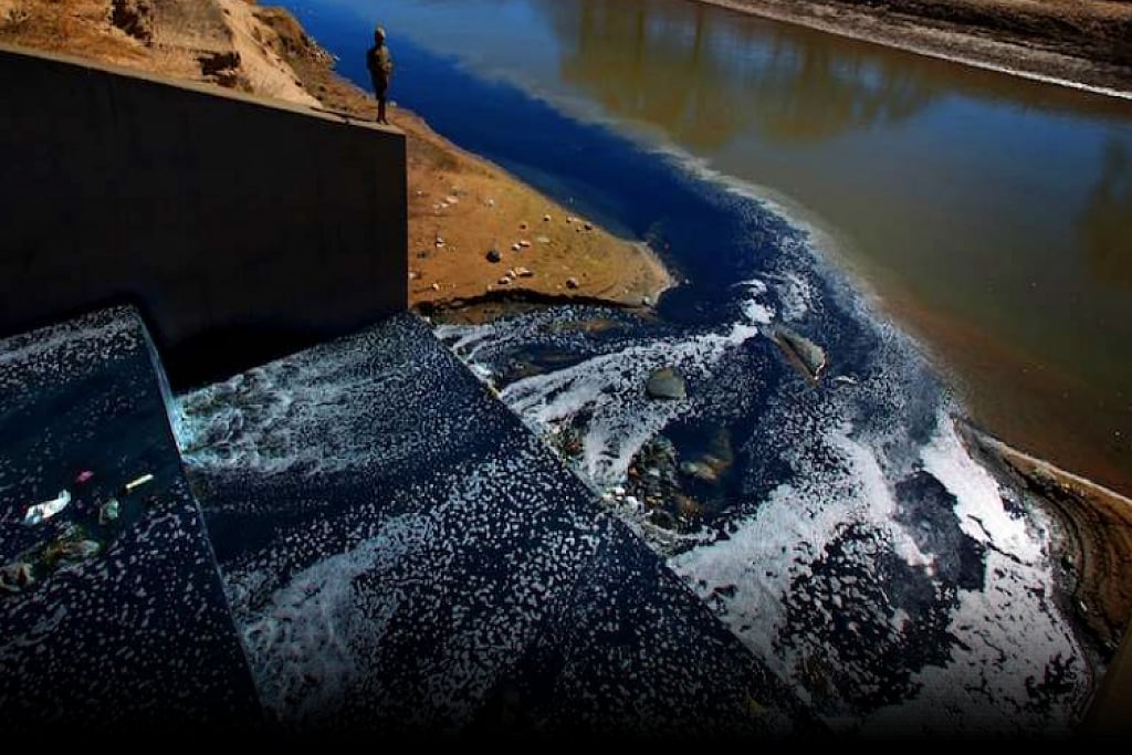 Bleeding blue: Fast fashion is now poisoning African rivers
