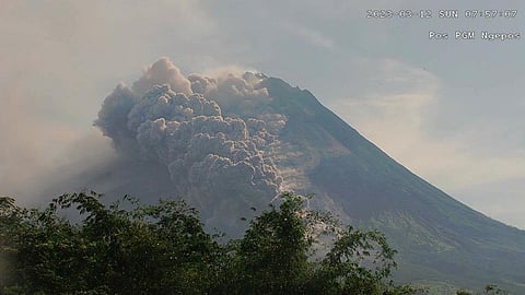In pictures: Indonesia’s Merapi volcano erupts, tourism pauses around ...