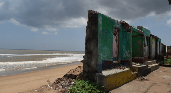 In pics: Sea ingress has left this Odisha coastal town a shell of its ...