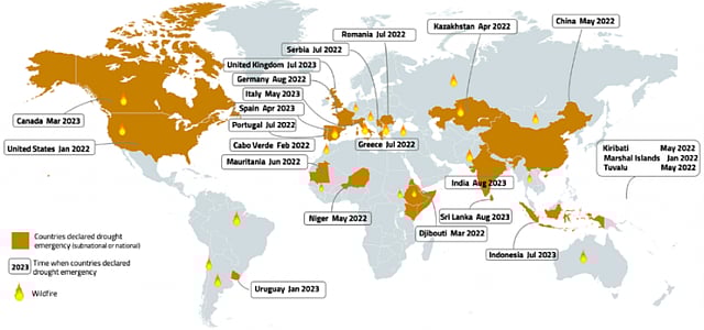 Drought emergency declared by 23 countries in 2022-23, shows global ...