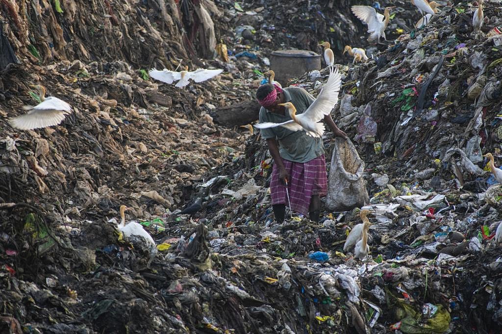 Indian landfills — a source of microplastics?