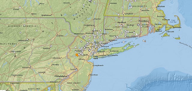 What causes earthquakes in Northeast US, like the magnitude 4.8 that ...