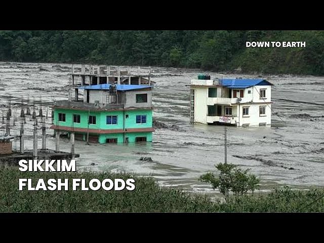 Devastating glacial lake outburst causes flash floods in Sikkim