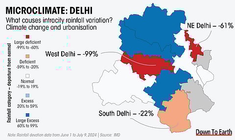 Dramatic Rainfall Variation in Delhi: Urbanisation and Warming ...