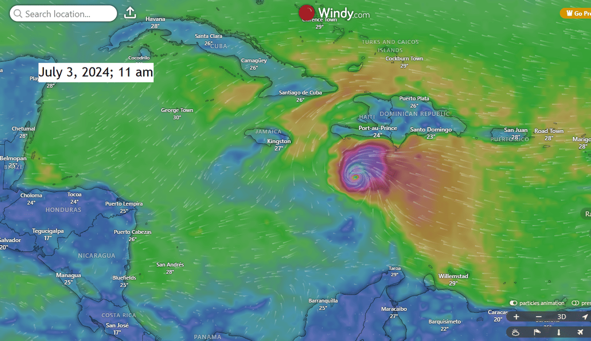 Record-Breaking Hurricane Beryl Hits Caribbean: Earliest Category 5 ...