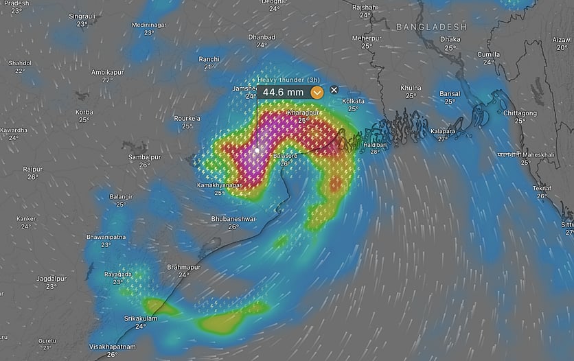Cyclone Dana to Bring Intense Rainfall and High Winds to Odisha and ...