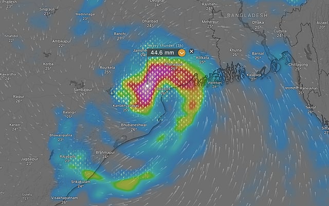 Cyclone Dana to Bring Intense Rainfall and High Winds to Odisha and ...