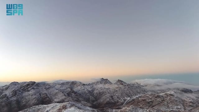 Saudi Arabia's Al-Jawf Region Experiences Historic Snowfall for the ...