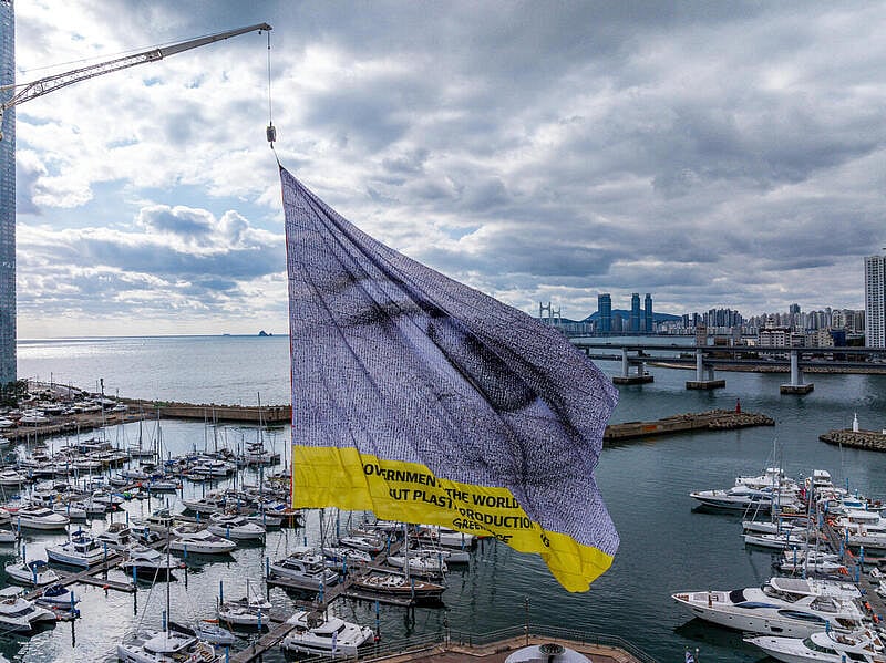 Giant Eye Flag in Busan: Art's Role in Rallying Public Support for ...