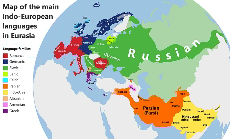 European Subcontinent Map