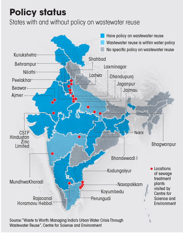 India's Water Crisis: The Role of Wastewater Reuse and Circularity