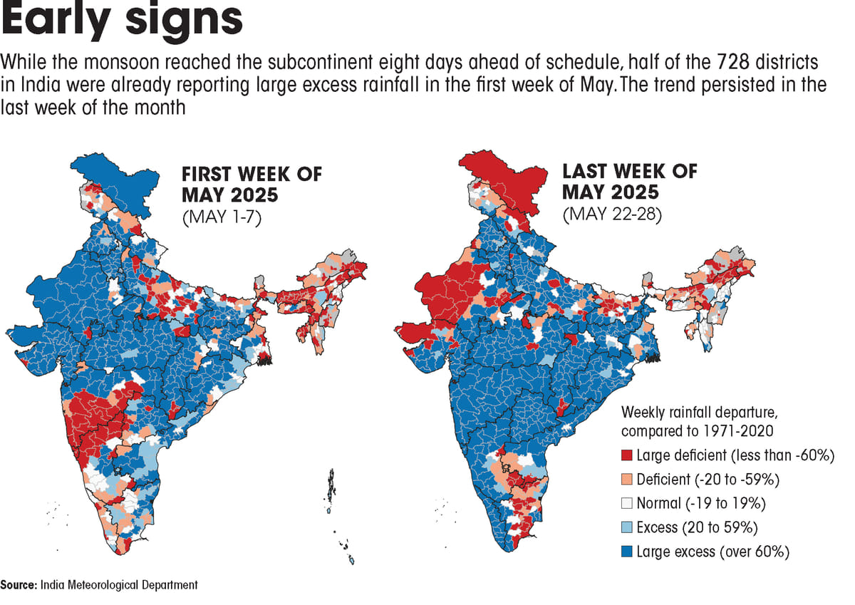 Monsoon Surprises: India's Early and Intense Rainfall in May 2025