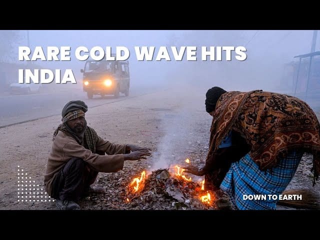India Faces Unprecedented Chill: Subzero Temperatures and Rare Weather ...