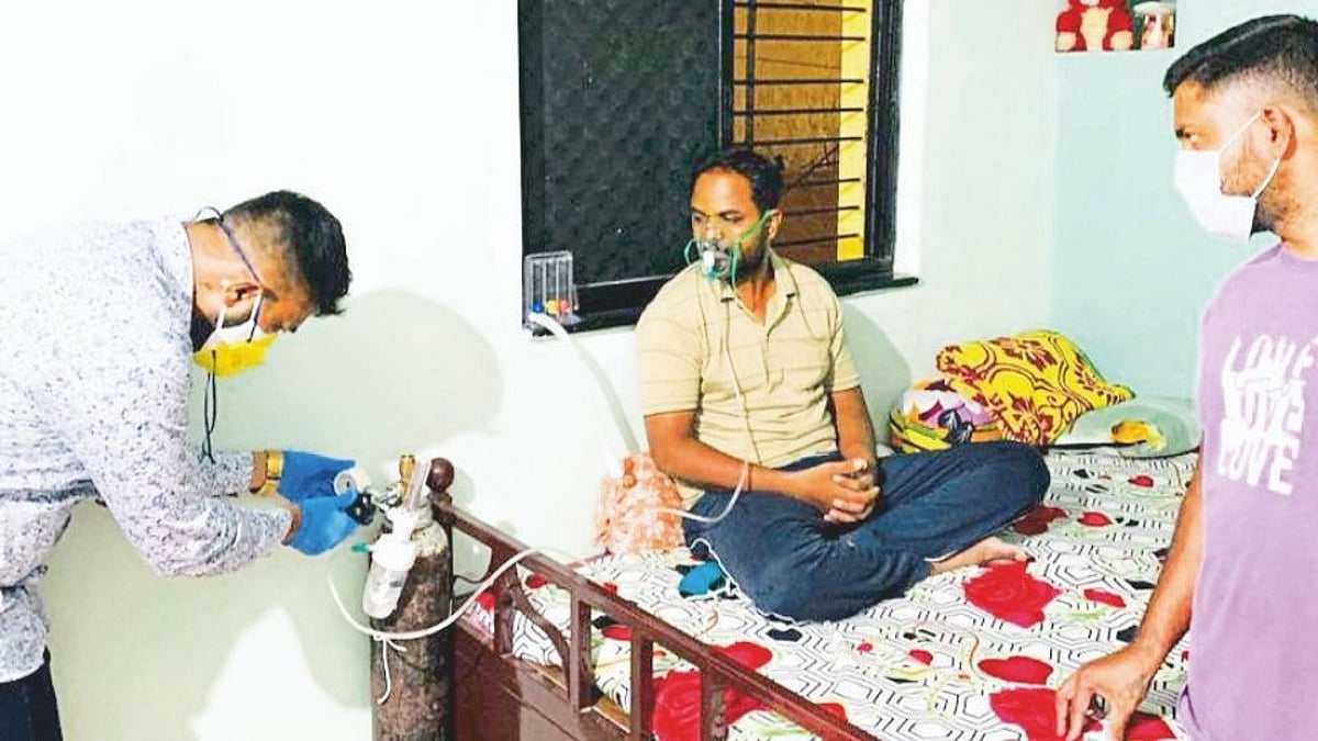 देवरूपी माणूस! स्वखर्चाने गरजूंना 'प्राणवायू' देऊन जीवनदान | Sakal