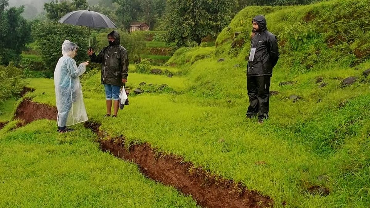 पाटण तालुक्यातील 10 गावे धोकादायकच! भूगर्भ तज्ञांची पाहणी... | Sakal