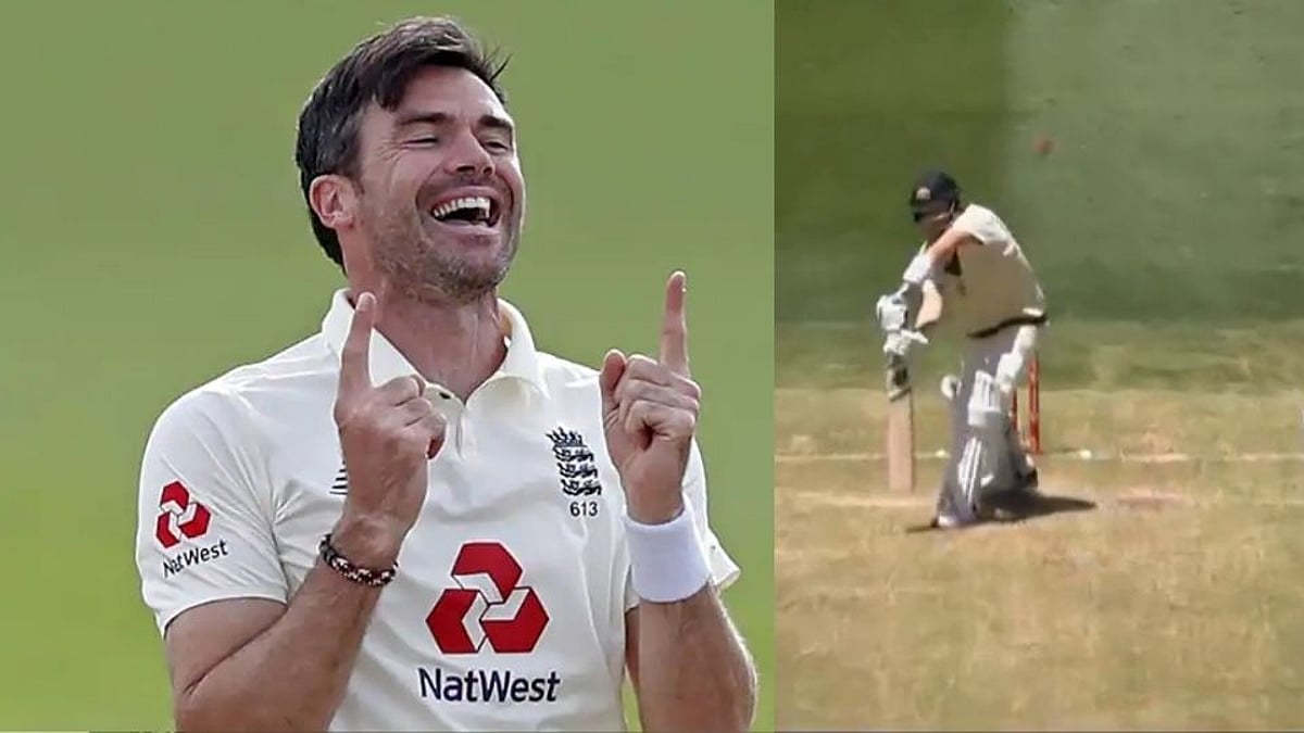 Video : अँडरसनने स्मिथला टाकलेला इनस्विंग होतोय चांगलाच Viral | James ...