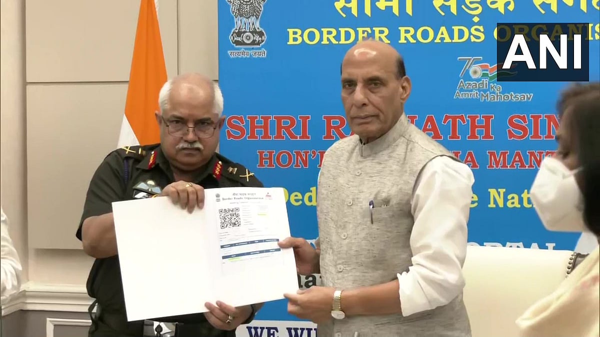 BRO Tourism Portal चं राजनाथ सिंह यांच्या हस्ते उद्घाटन | Sakal