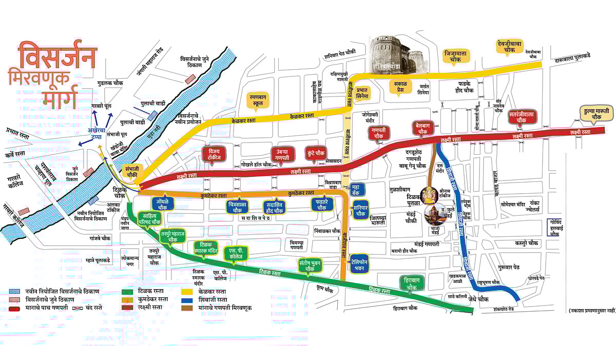 पुणे : मध्यवर्ती भागातील रस्ते आज बंद; वाहने पार्किंगच्या जागाही निश् ...