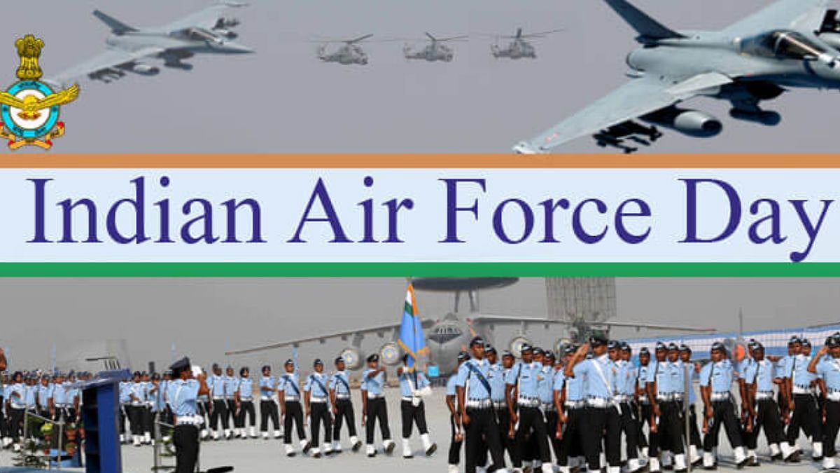 Indian Air Force Day : भारतीय हवाई दलाचे 90 वर्ष पूर्ण | Sakal