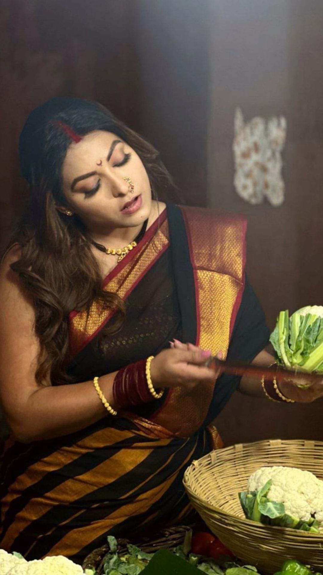Kajal Kate : काजलचा हटके भाजीवाली लूक