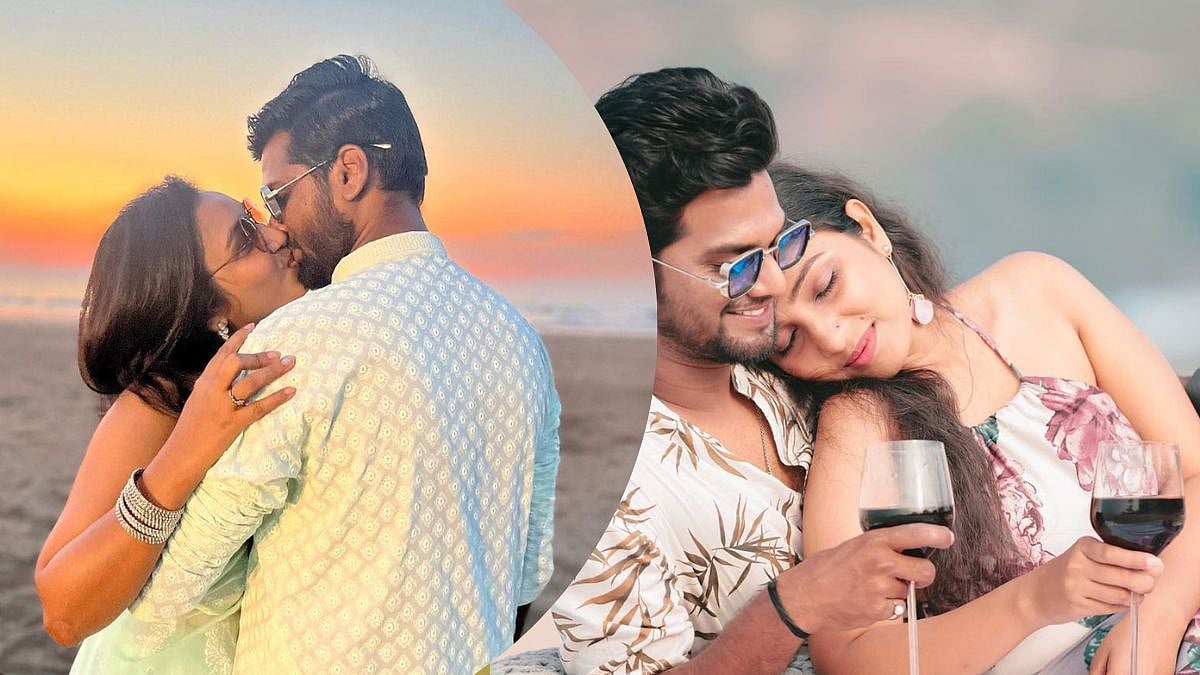 Rohit Mane: समुद्रकिनारी हास्यजत्रातील अभिनेत्याने घेतलं बायकोचं चुंबन.. रोमँटिक फोटो व्हायरल ...