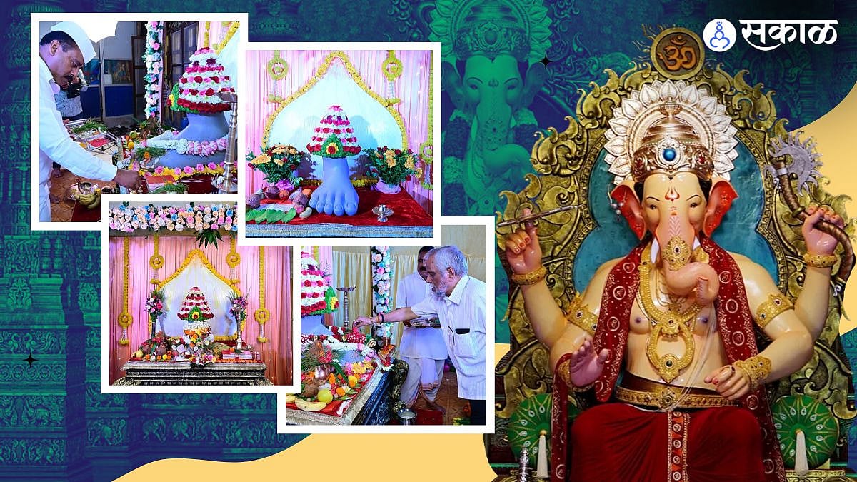 Lalbaugcha Raja 2023: 'लागबागच्या राजा'च्या पाद्यपूजनाने मुंबईत ...