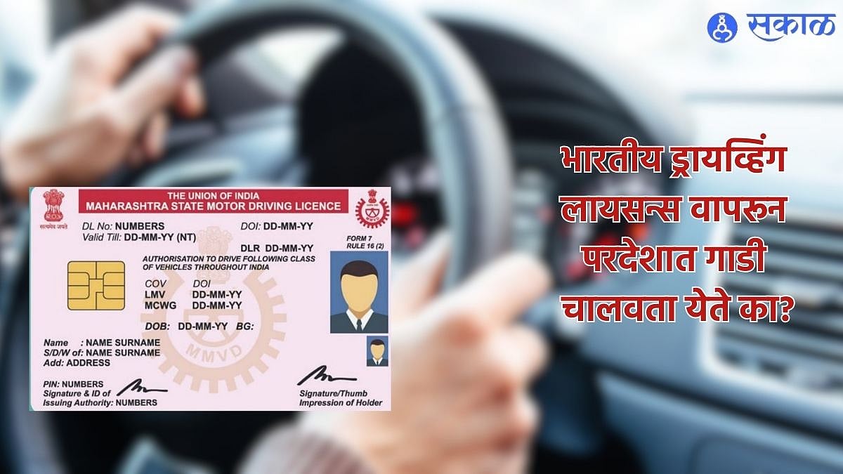 Driving License Types: भारतीय ड्रायव्हिंग लायसन्स वापरून परदेशात गाडी ...