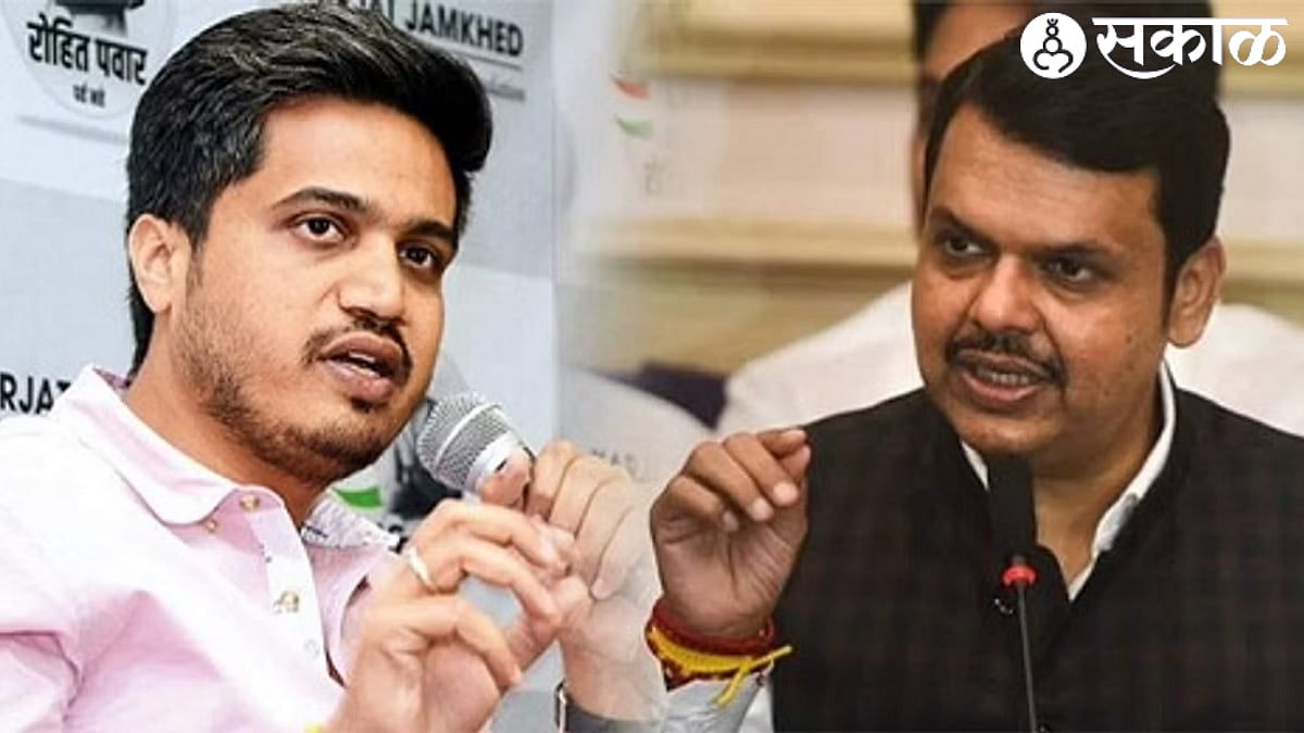 फडणवीस ‘एसी’त बसून बोलू नका, परिस्थिती पाहा, राजीनामा द्या : आमदार रोहित पवार | MLA Rohit Pawar ...