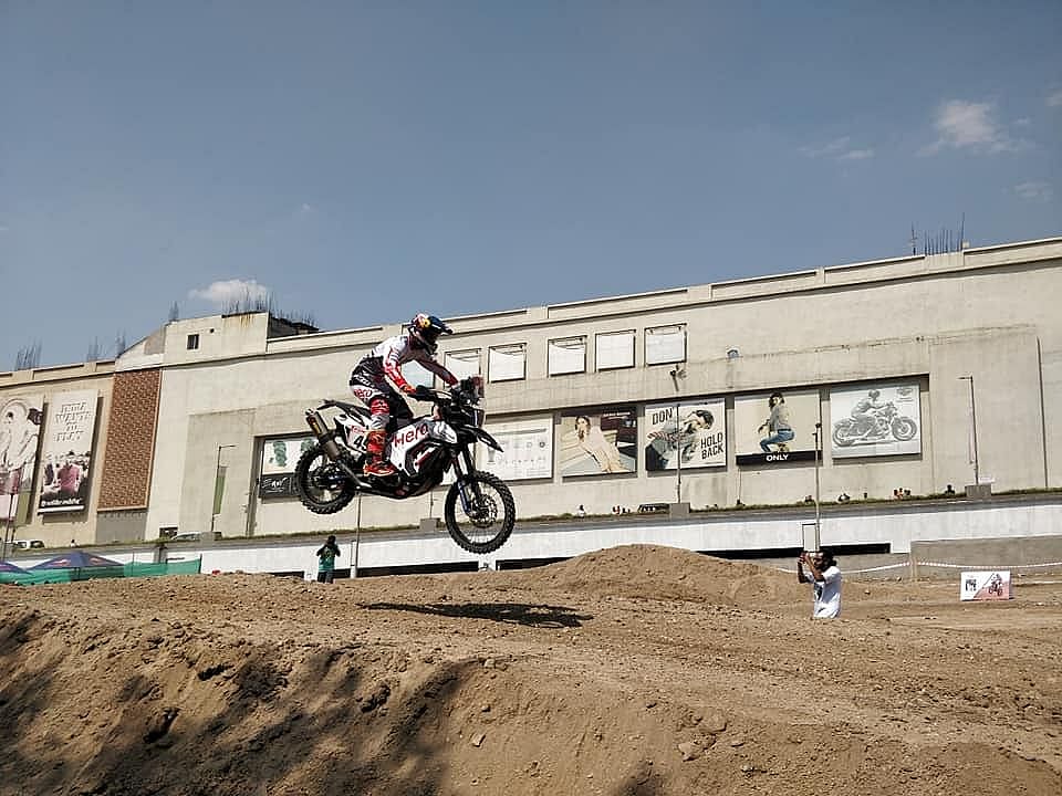 CS Santosh: A day with Hero MotoSports' Indian Dakar star