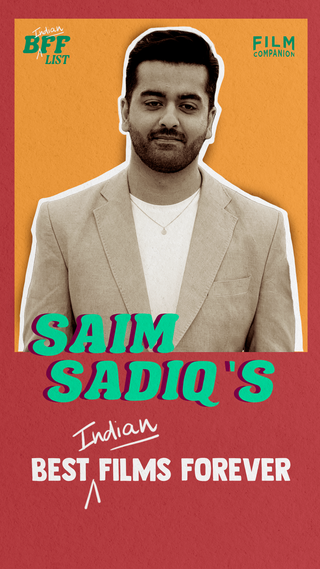 Top 5 Best Indian Films Forever of Saim Sadiq