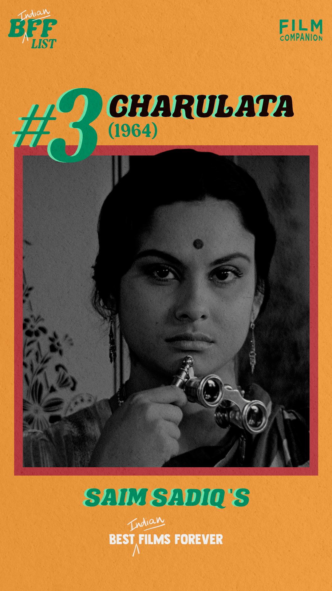 Top 5 Best Indian Films Forever of Saim Sadiq