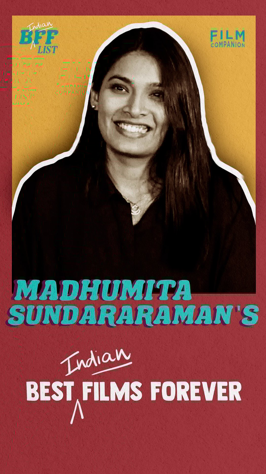 Top 5 Best Indian Films Forever of Madhumita Sundararaman