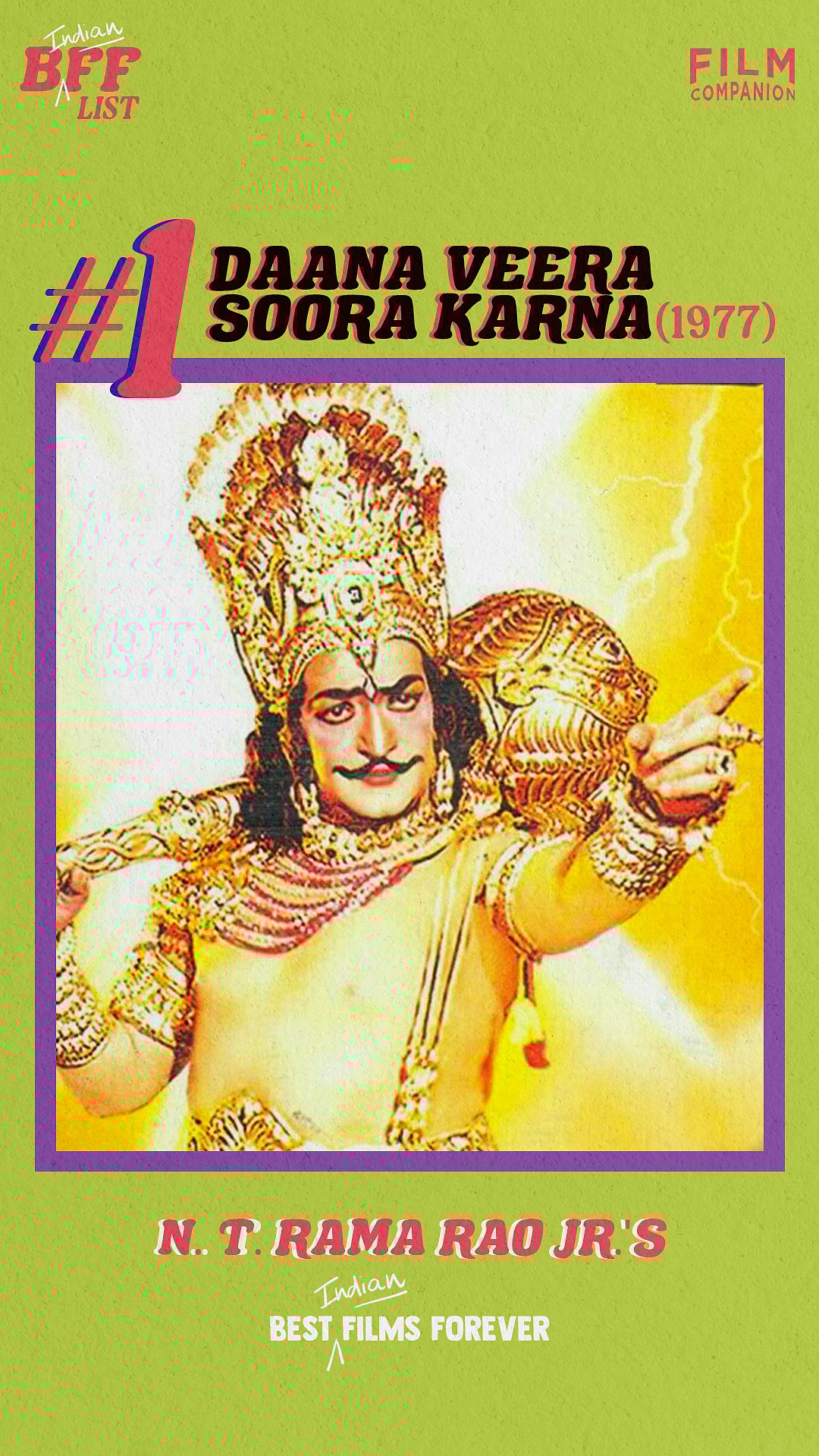 Top 5 Best Indian Films Forever of N T Rama Rao Jr